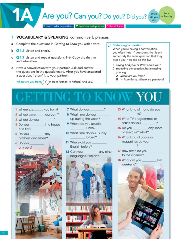 English File 4th Edition Pre Intermediate Students Book | PDF