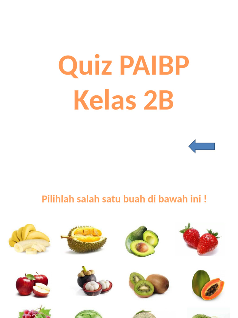 Quiz Paibp Kelas 2b | PDF