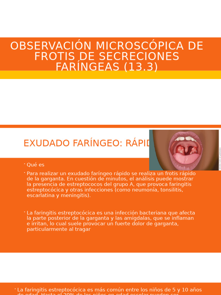 13.2 of Secreciones Faríngeas | PDF