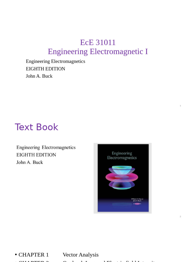 EcE 31011 chapter 1 | PDF | Coordinate System | Euclidean Vector