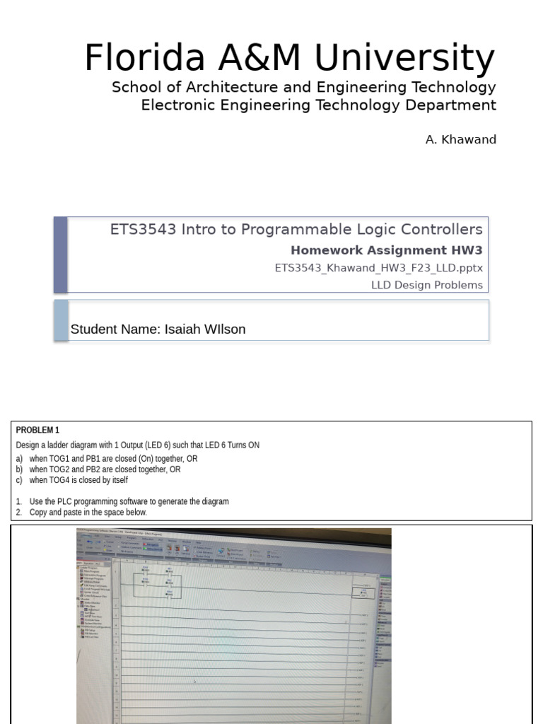 Ets3543 Wilson Hw3 f23 Lld | PDF