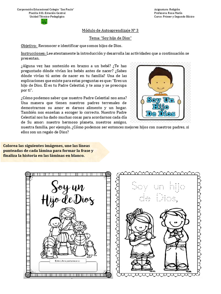 Ma3 Religion 2°B | PDF