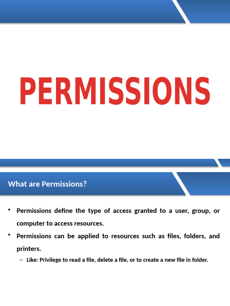 Understanding File Permissions | PDF