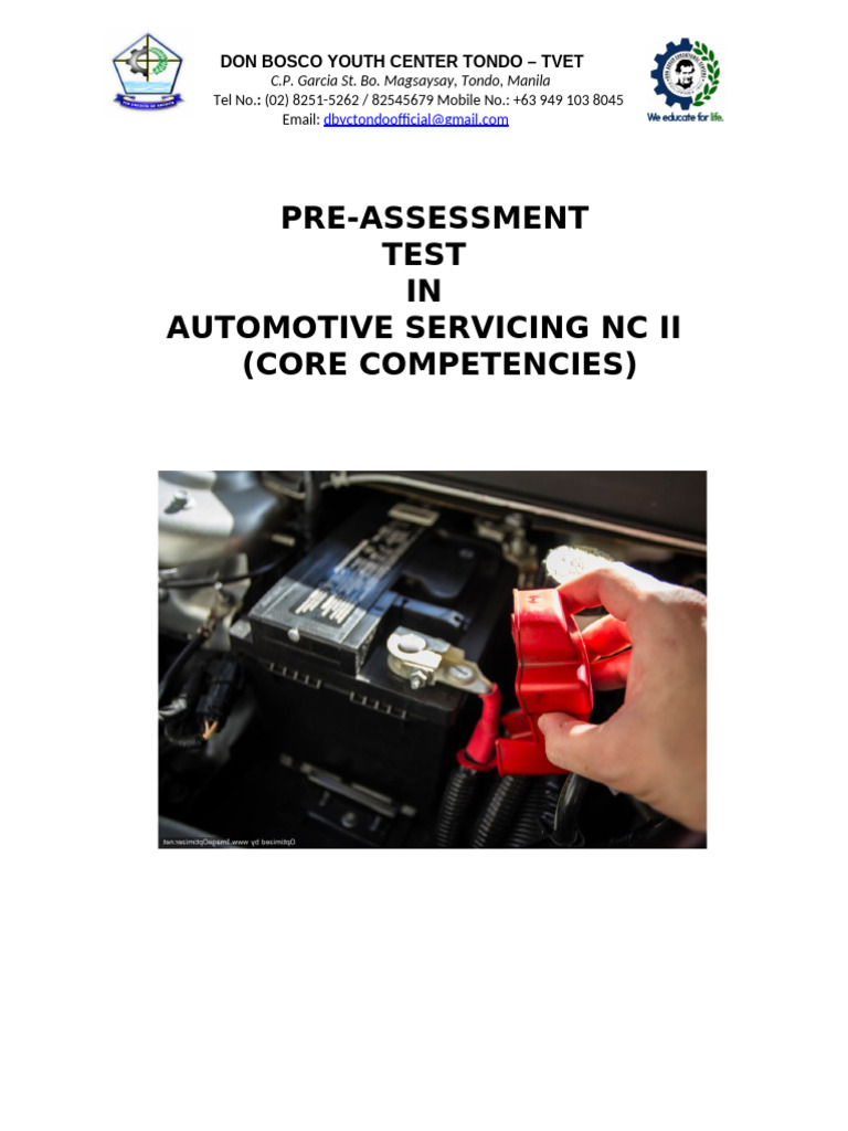 2 - PRE TEST AND POST TEST (2) | PDF | Rechargeable Battery ...
