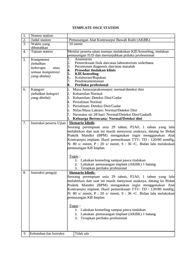 Osce KB Implant | PDF