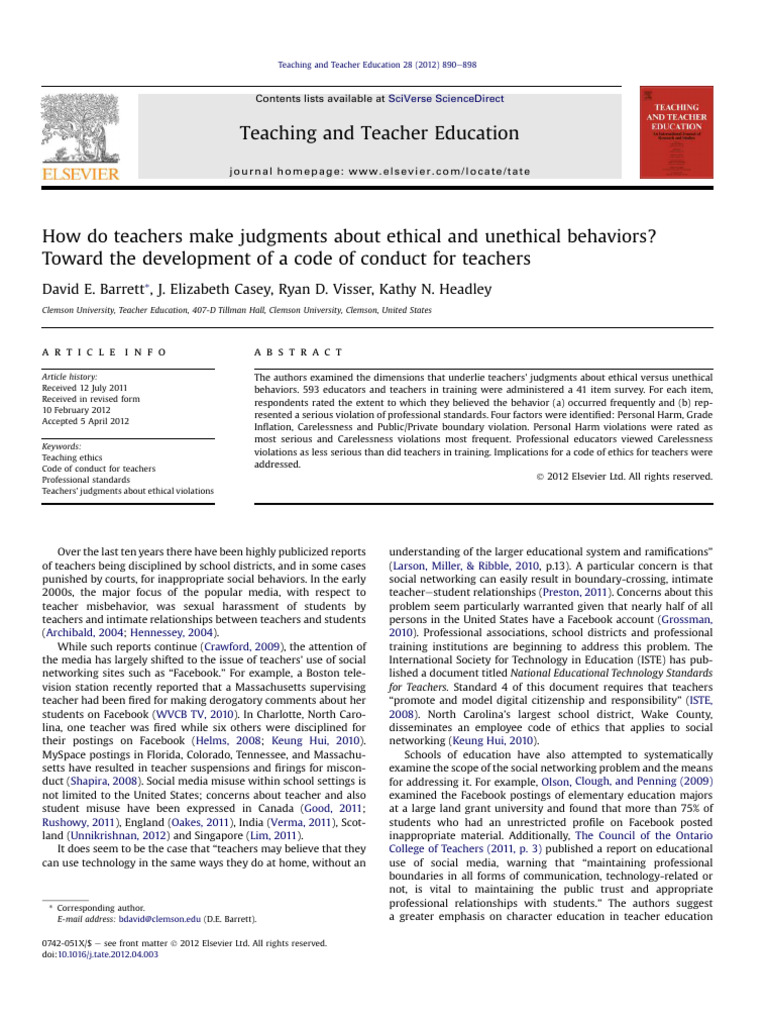 J Tate 2012 04 00320160622-26546-1qvfihd-Libre | PDF | Teachers | Schools