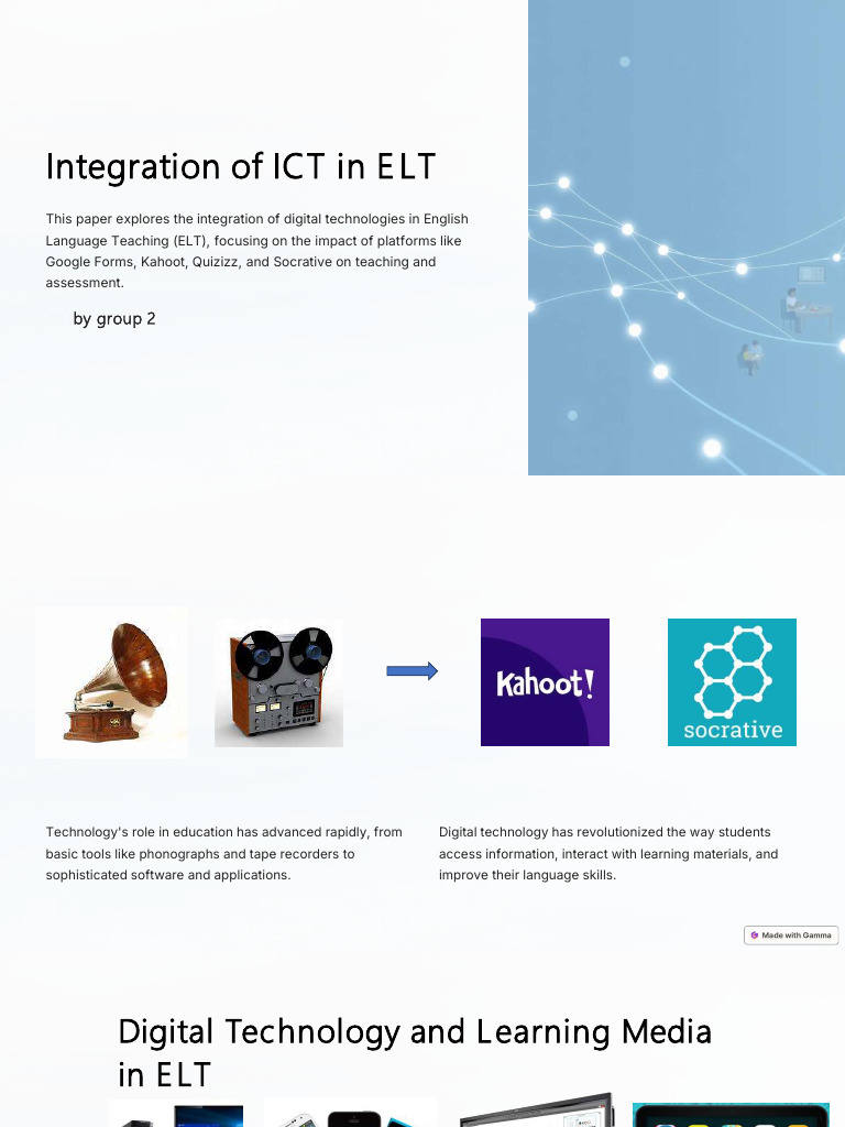 Integration of ICT in ELT | PDF | Educational Technology | Augmented Reality