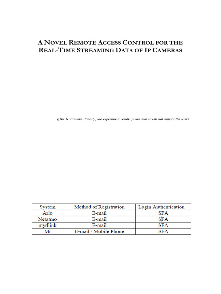 A Novel Remote Access Control for the Real-time Streaming Data of IP ... A Novel Remote Access Control for the Real-time Streaming Data of IP ...
