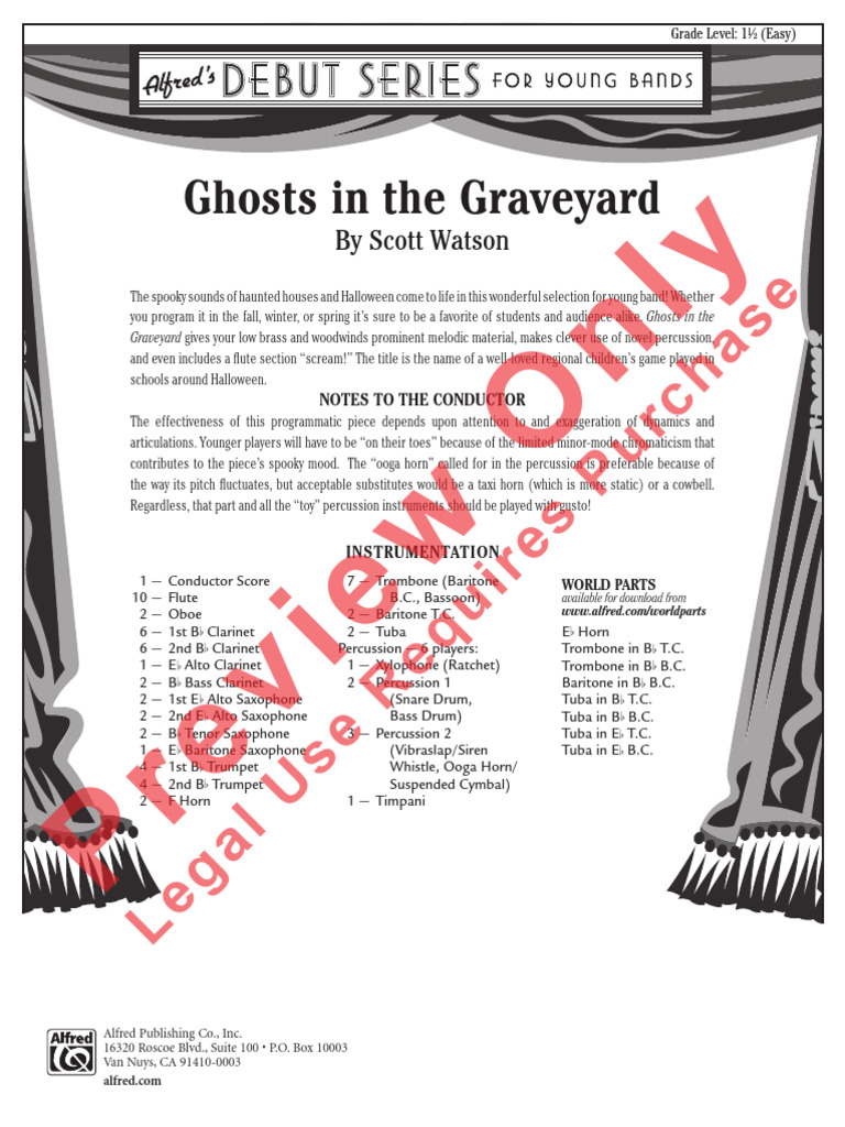 Ghosts in The Graveyard | PDF | Woodwind Instruments | Music Technology