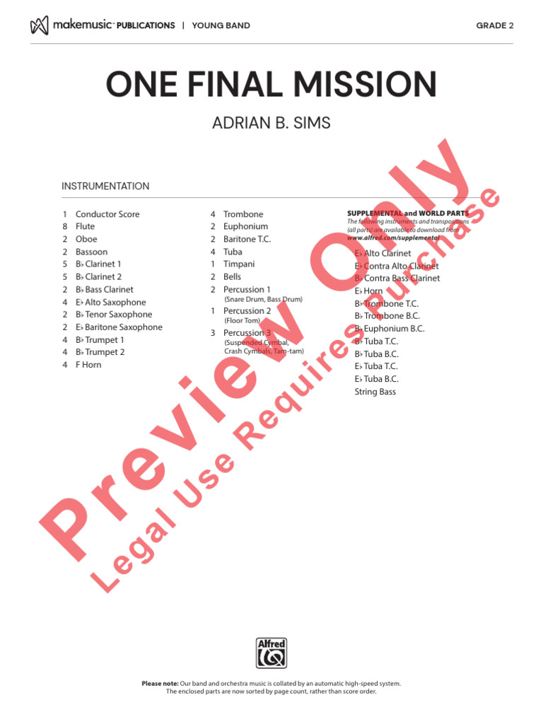 One Final Countdown | PDF | Trombone | Orchestras