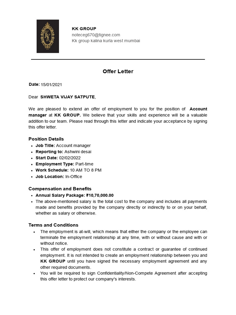 Offer_Letter-1 | PDF