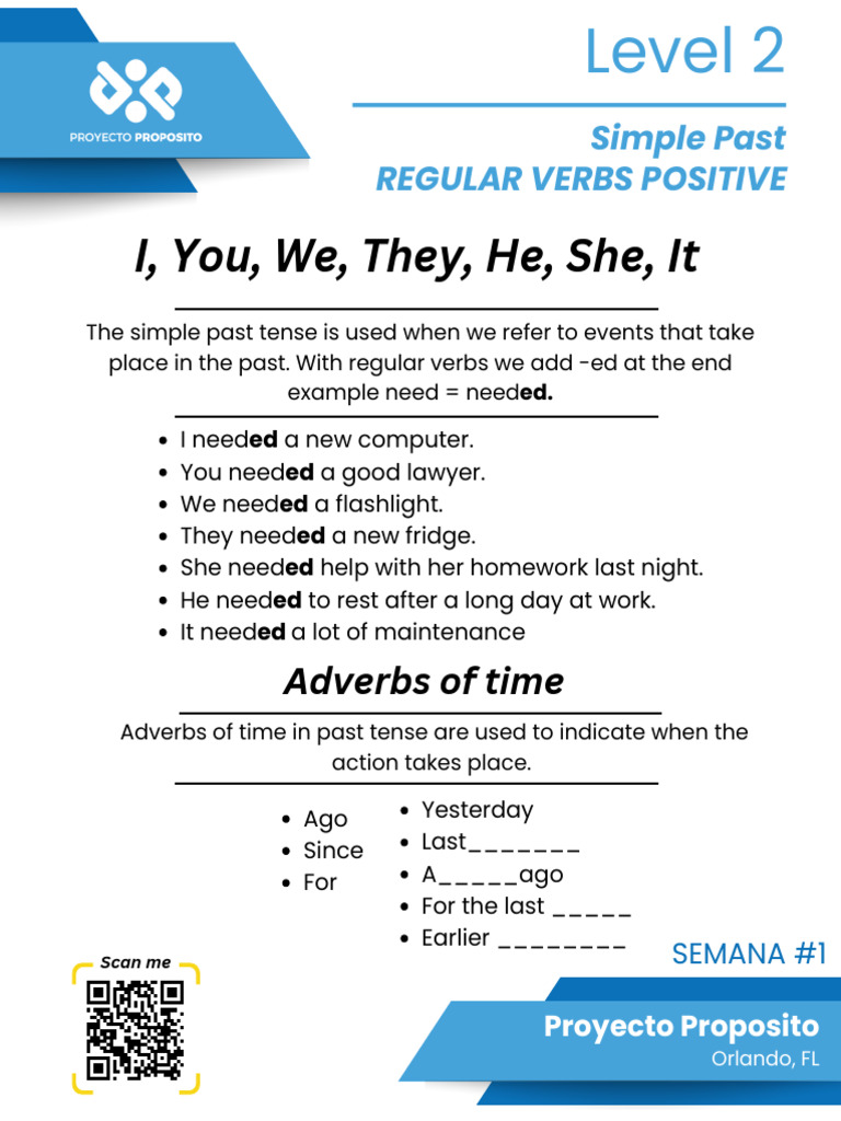 1. Level 2 simple past #1 | PDF | Linguistics | Grammar