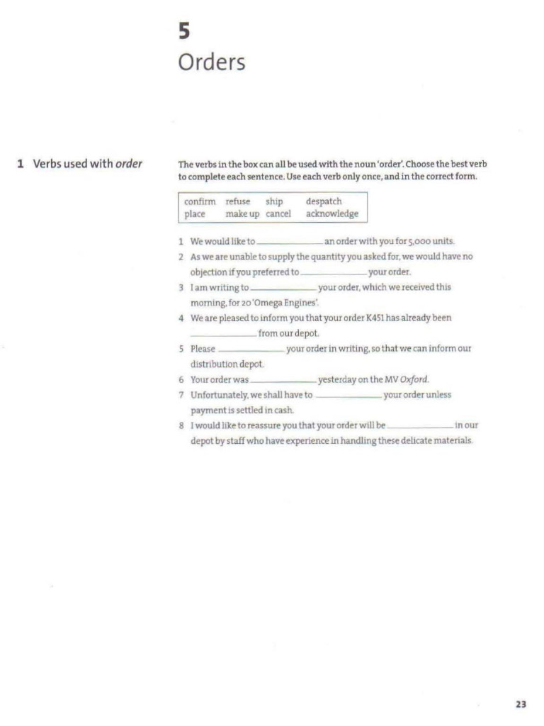 Writing Orders Nothing | PDF