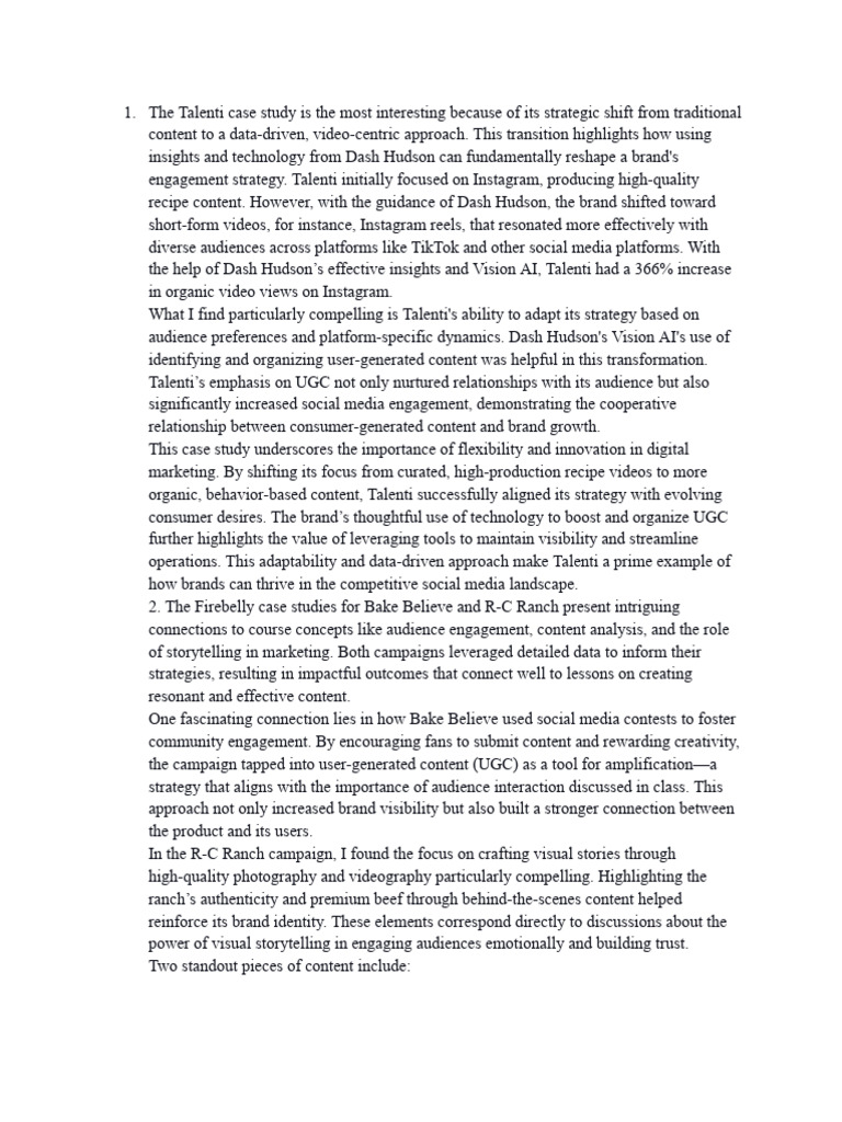 CJ Case Study Assignment | PDF | Brand | Social Media