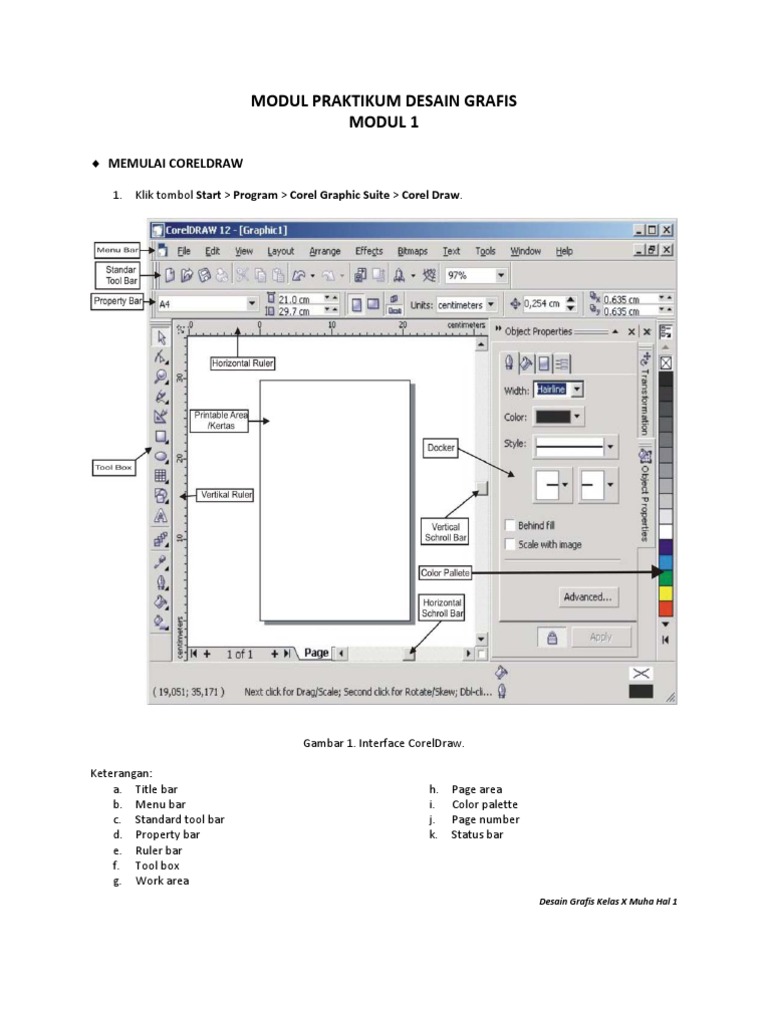 Modul Desain Grafis Tool | PDF