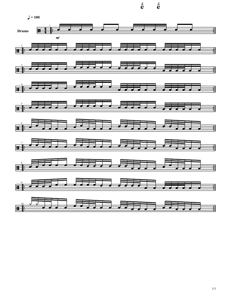 Double Note Singles Biến Thể 5 | PDF