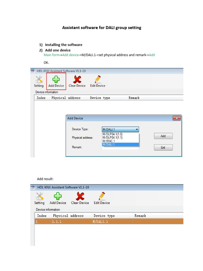 M-Assistant-software-for-DALI-group-setting | PDF | Computer Architecture | Computer Science
