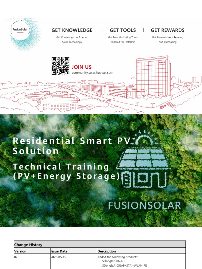Residential Smart PV Solution Overview (PV Energy Storage) 02 | PDF ...