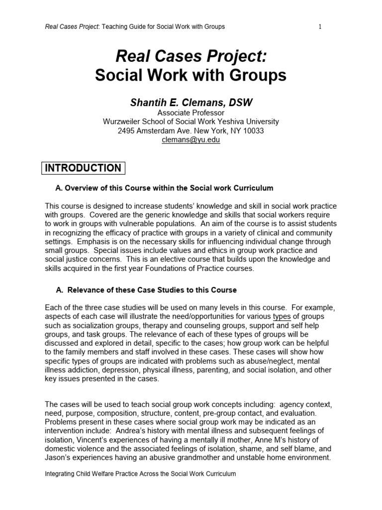 Social Work Practice With Groups Guide | PDF | Social Work | Domestic ...