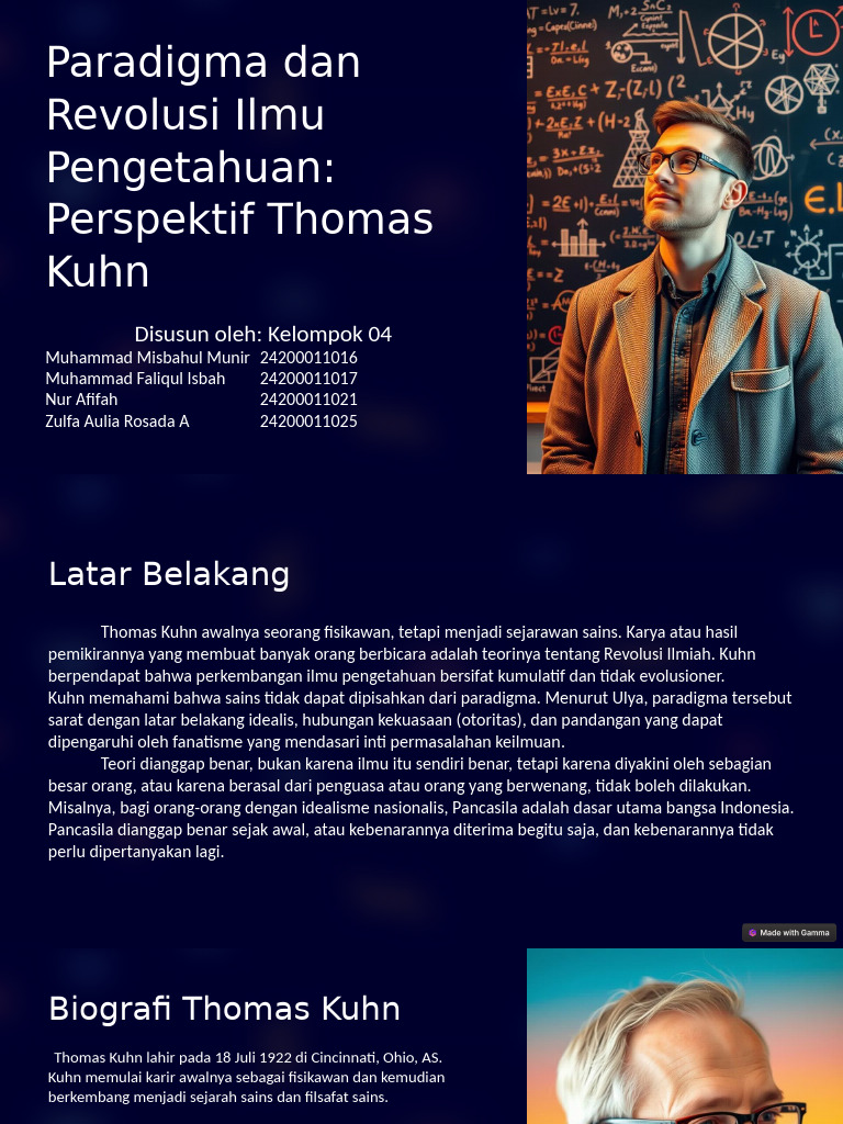 Paradigma Dan Revolusi Ilmu Pengetahuan Perspektif Thomas Kuhn | PDF