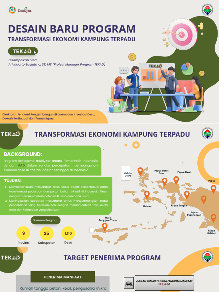 10 - Penjelasan Desain Baru Program TEKAD | PDF
