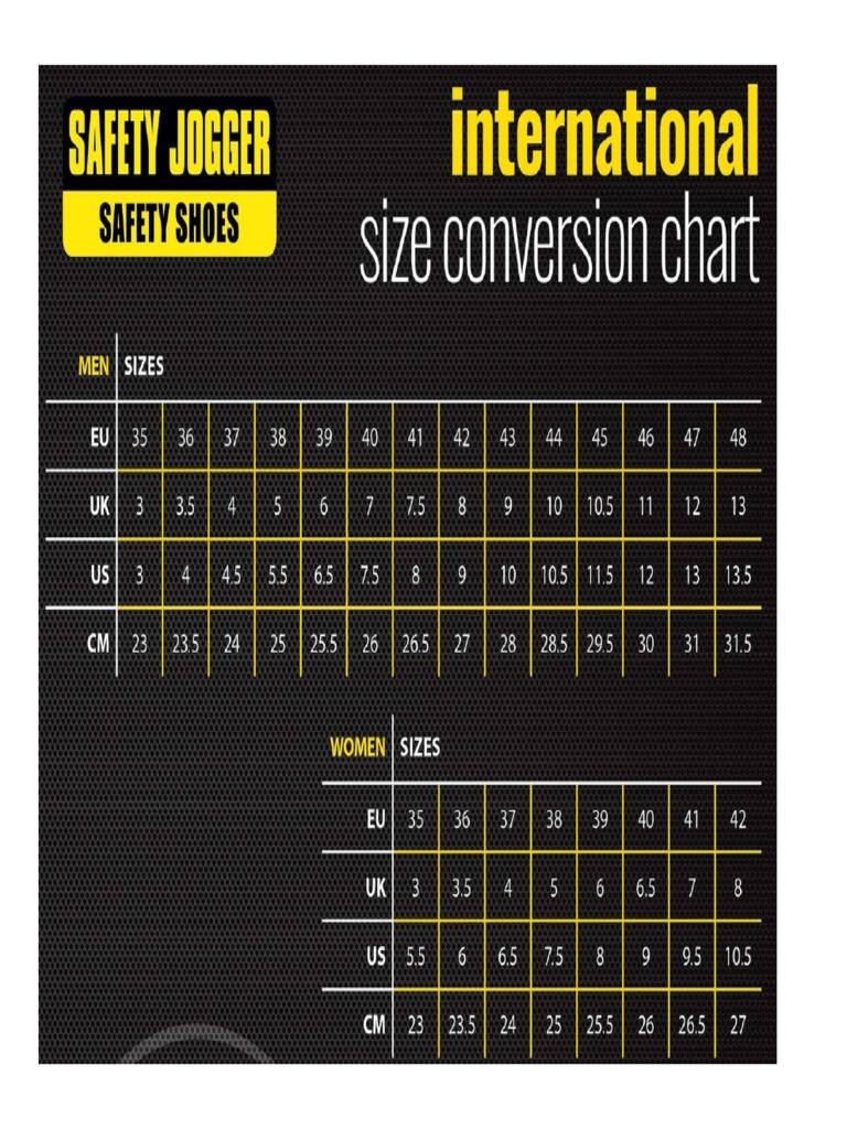 Size Conversion Shoes Chart | PDF