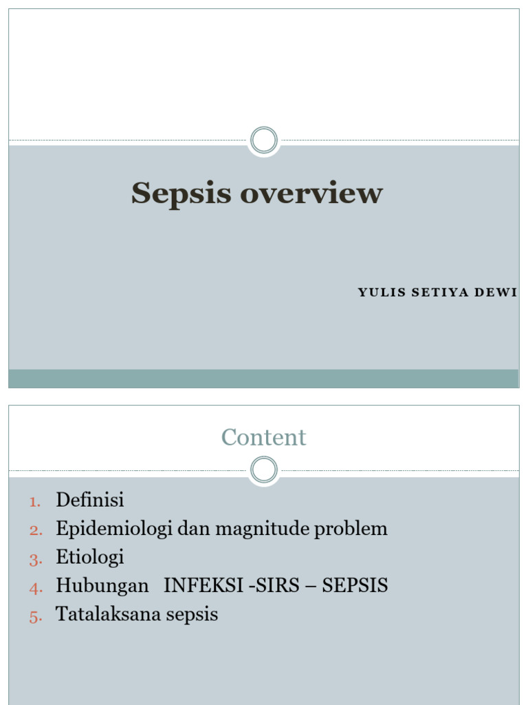 Sepsis | PDF | Sepsis | Intensive Care Medicine