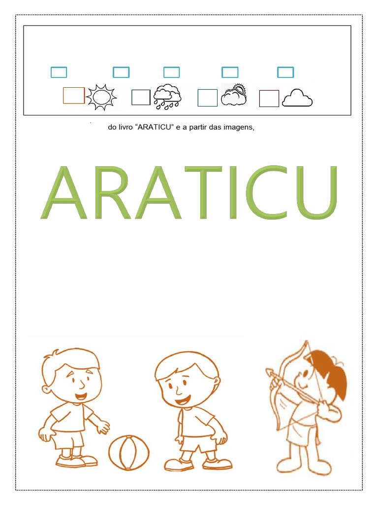 Atividades Infantis sobre Araticu e Oeiras | PDF