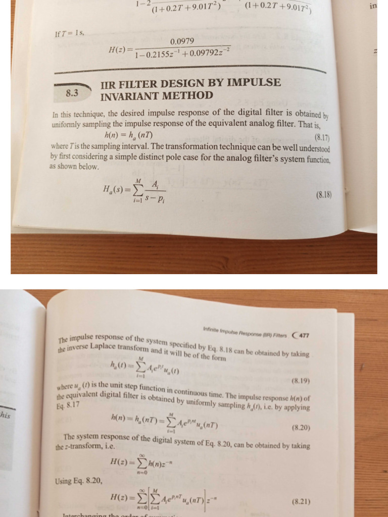 Impulse Invariant Method | PDF