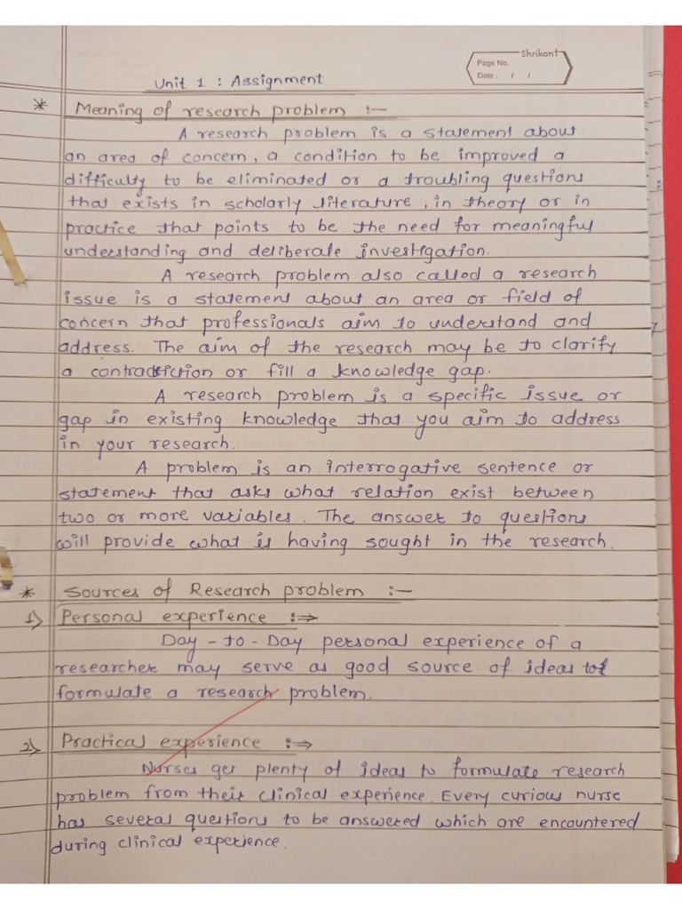 Research Methodology and IPR (Assignment) | PDF