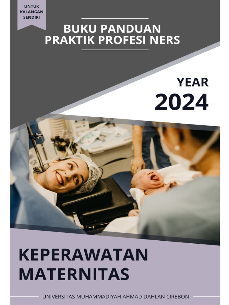 (fix) BUKU PANDUAN PROFESI NERS MATERNITAS | PDF