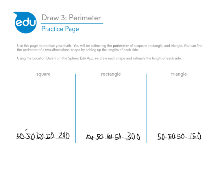 Draw 3 Perimeter | PDF
