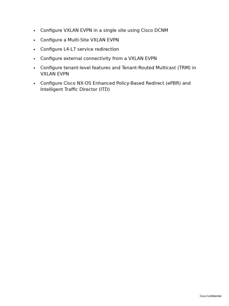 VXLAN EVPN Configuration Guide | PDF