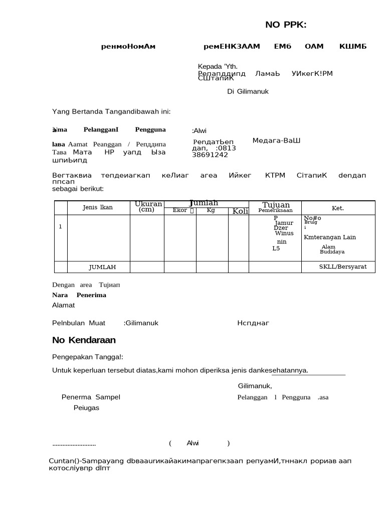 Surat Karantina | PDF
