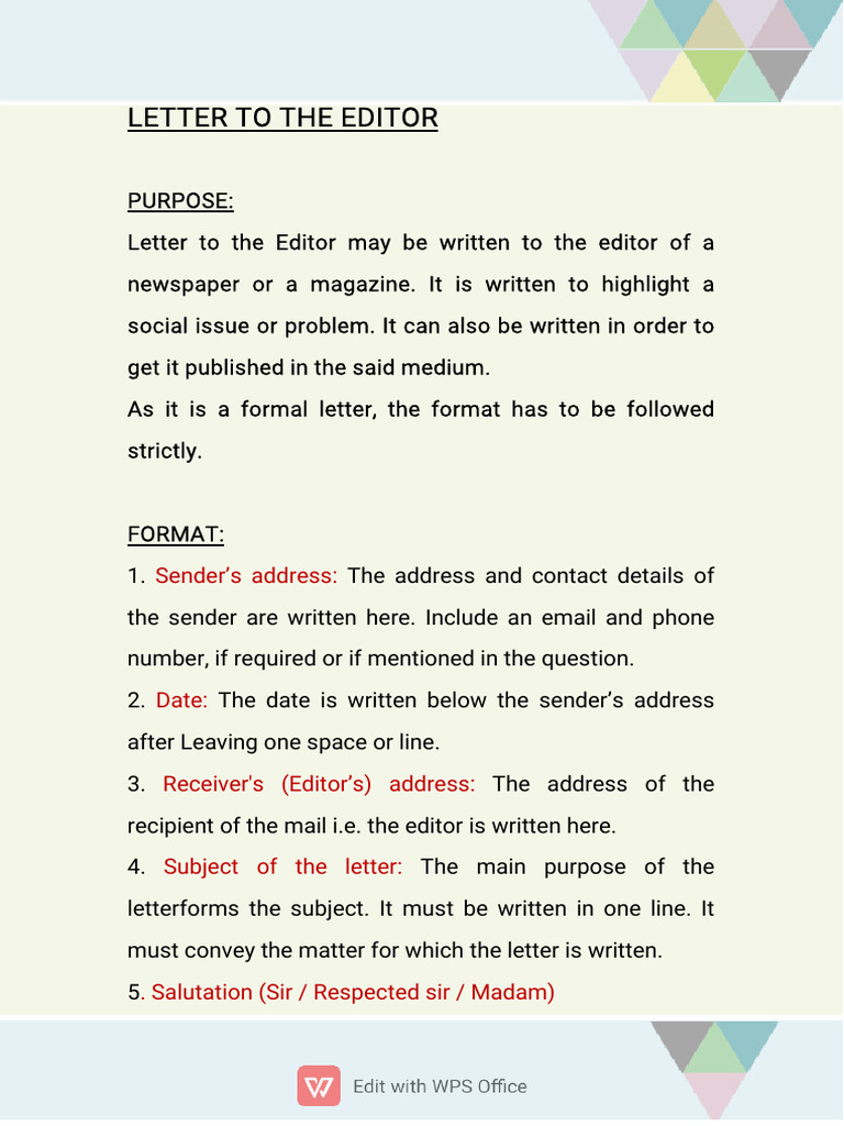 Editorial Letter | PDF