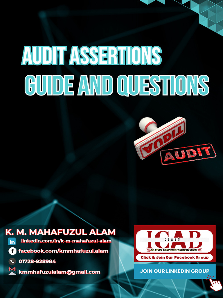 Audit Assertions Guide And Questions Pdf Valuation Finance Audit
