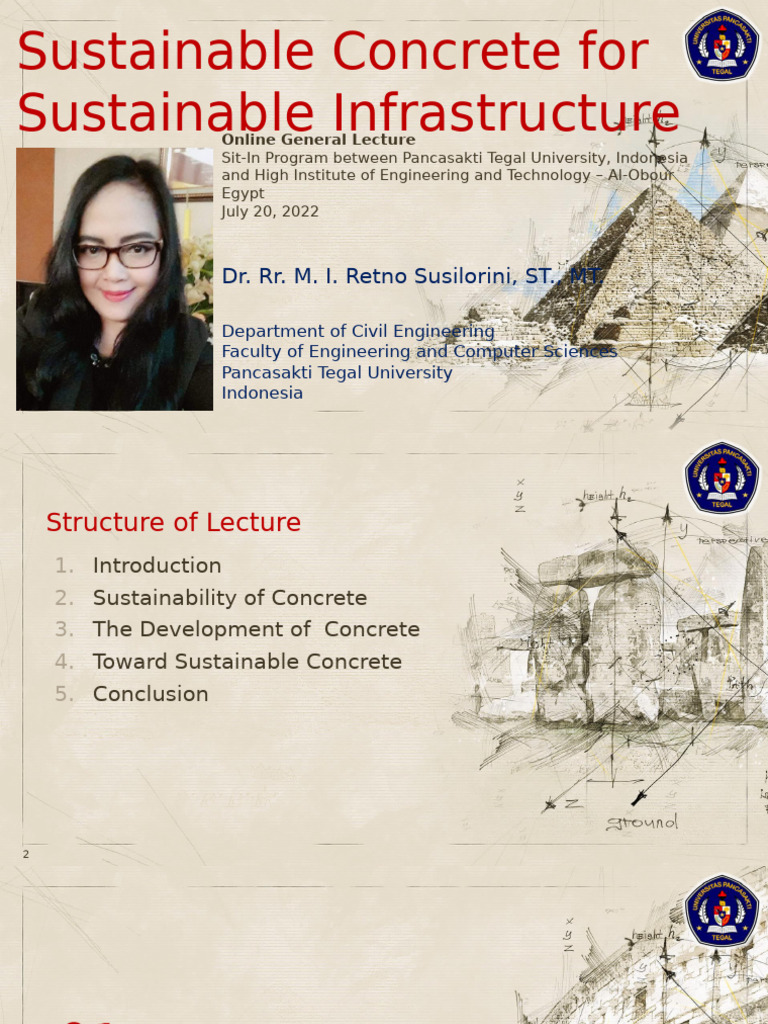 Sustainable Concrete for Infrastructure | PDF | Concrete | Infrastructure