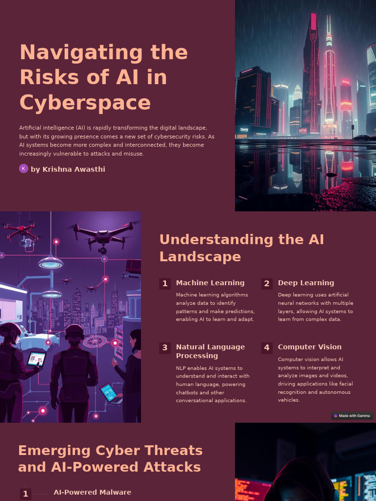 AI Cybersecurity Risks and Solutions | PDF | Artificial Intelligence ...