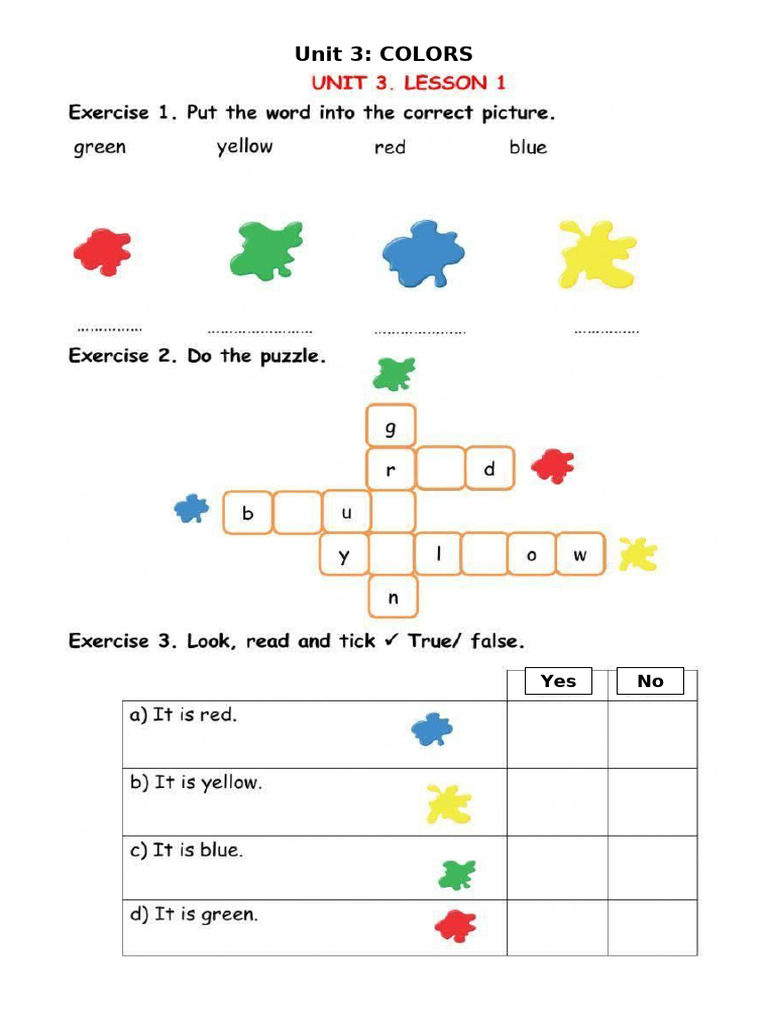 Unit 3 Lesson 1 | PDF