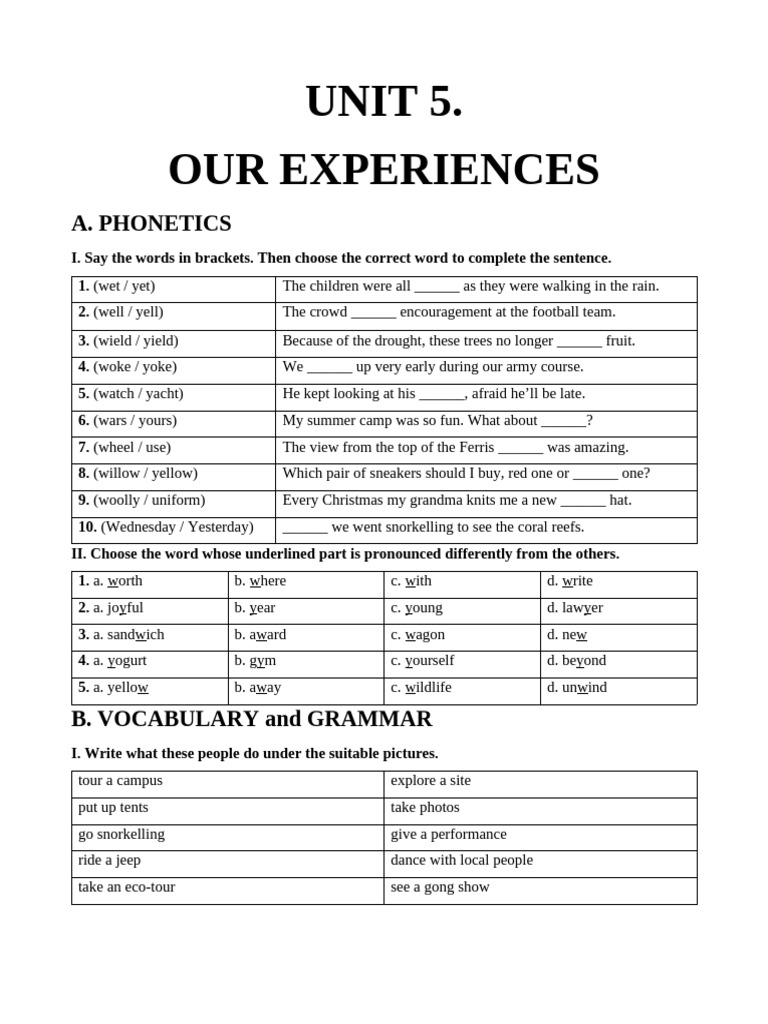 Summer Camp Experiences and Adventures | PDF | Camping | Mathematics