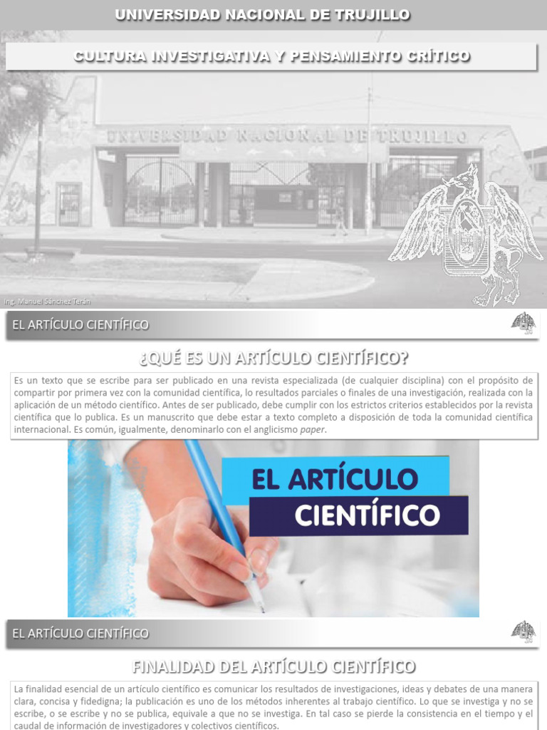 Qué es un artículo científico | PDF | Publicación Académica | Acceso ...