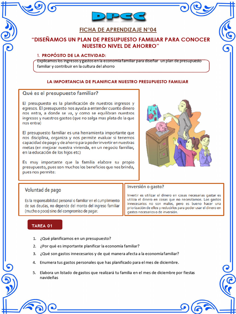 DPCC Ficha de Aprendizaje 04 | PDF