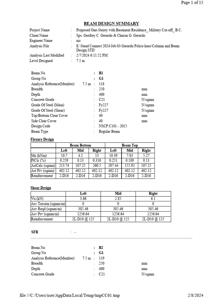RB SUMMARY | PDF | Beam (Structure) | Bending