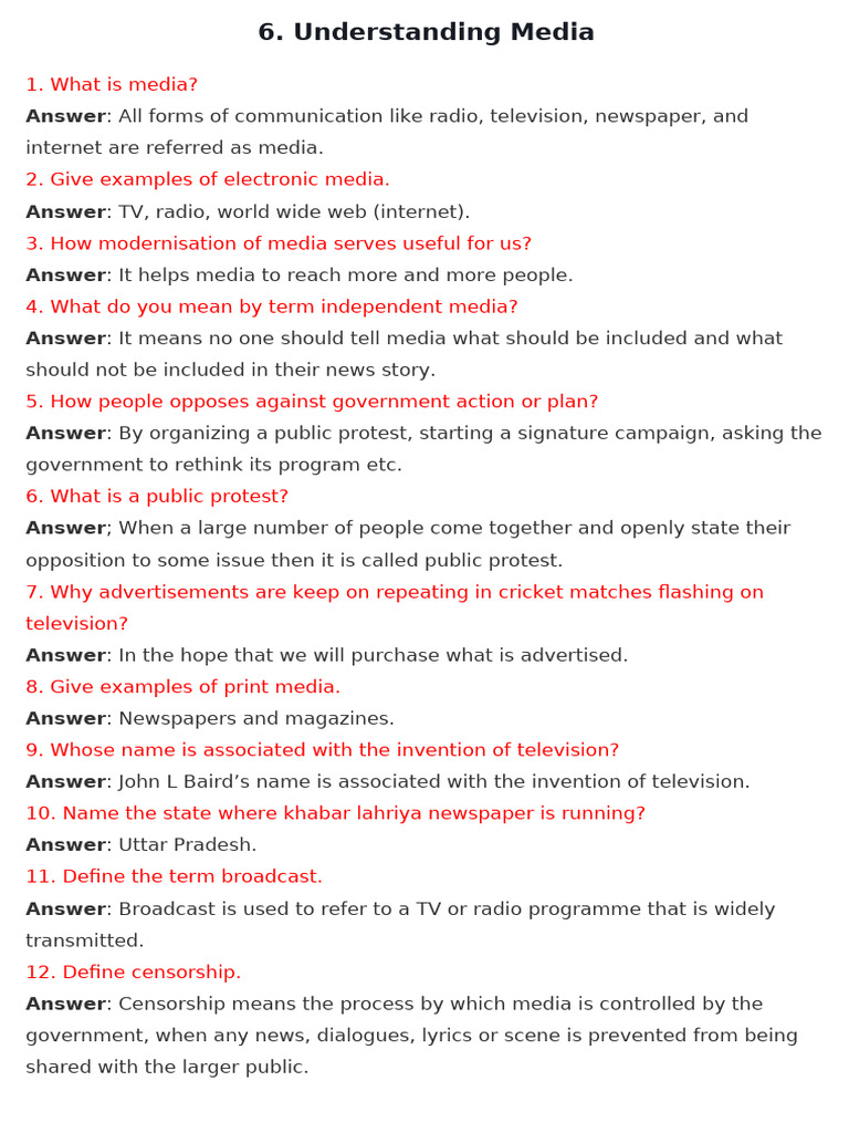7 Understanding Media | PDF