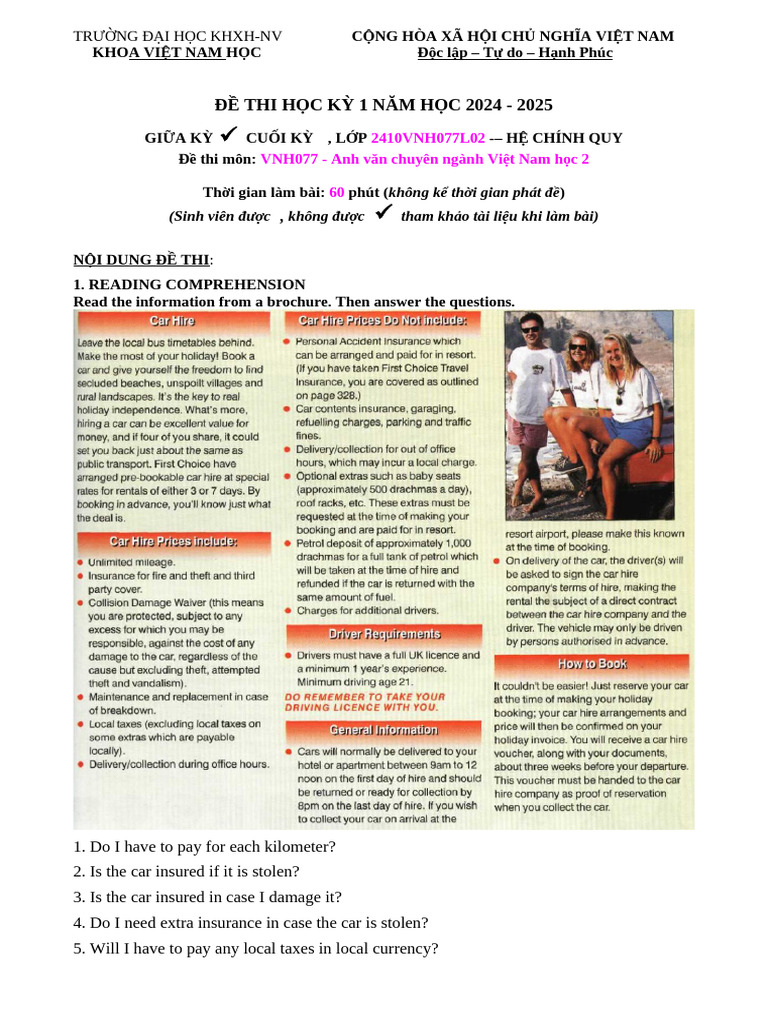 DE THI GIUA KY | PDF | Museum