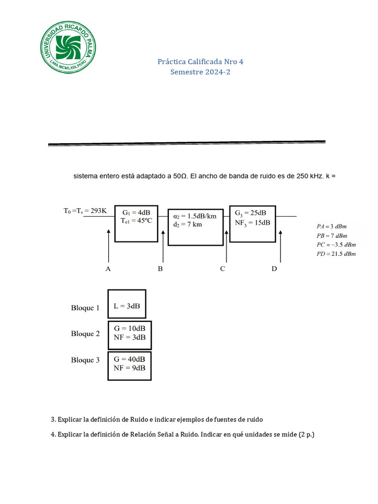PC4 Telecomunicaciones III | PDF