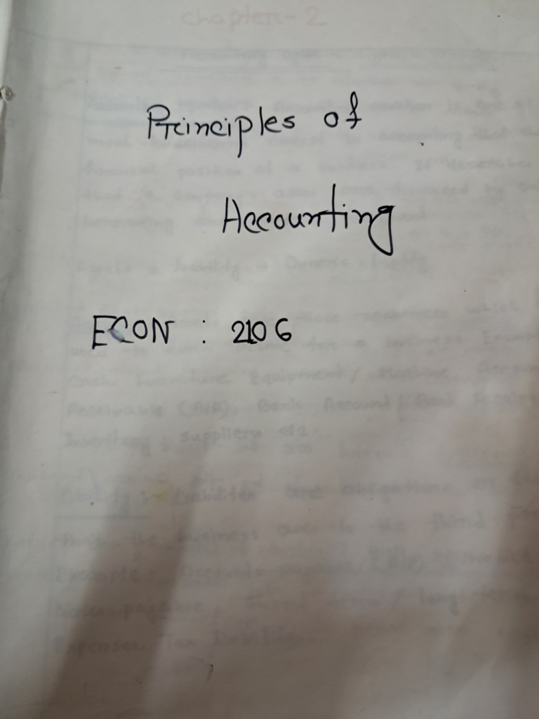 Accounting Note Sujana | PDF