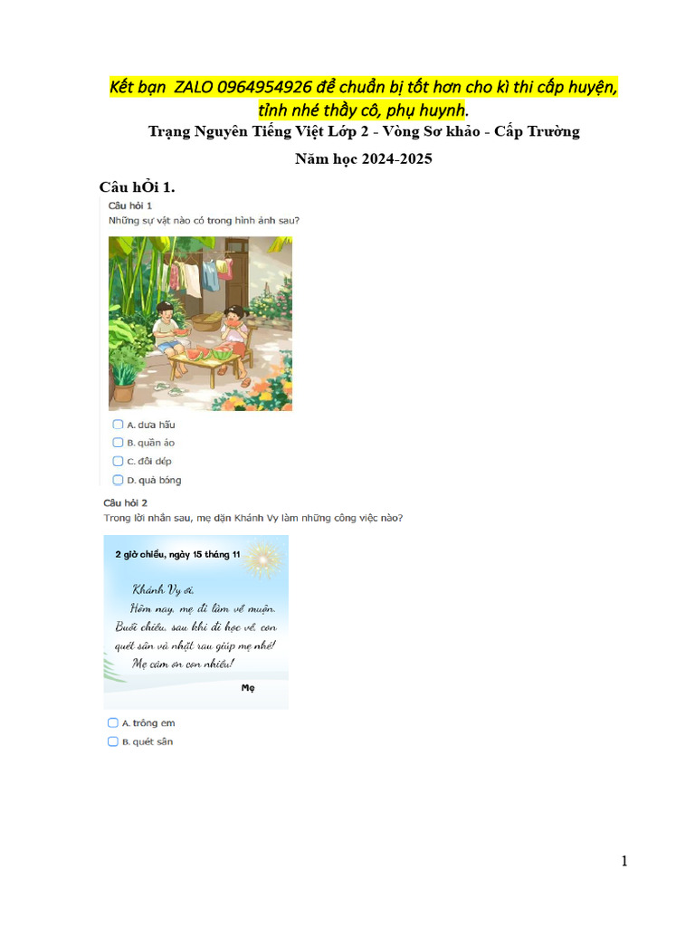 TNTV Lop 2 | PDF