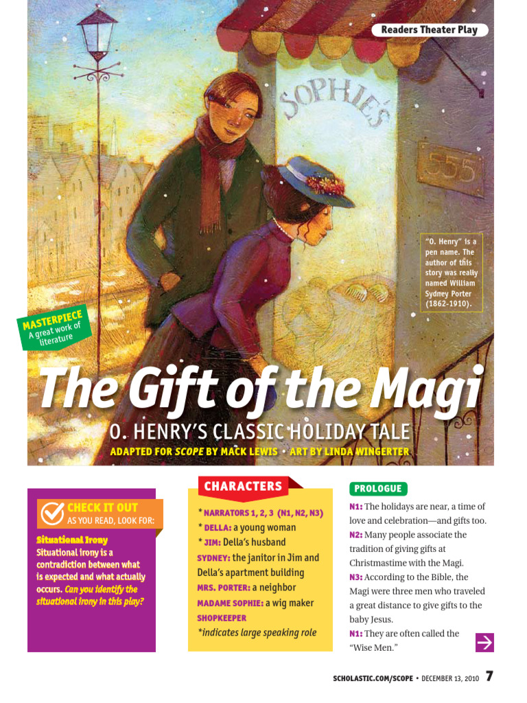 The Gift of the Magi Reader's Theatre | PDF | O. Henry