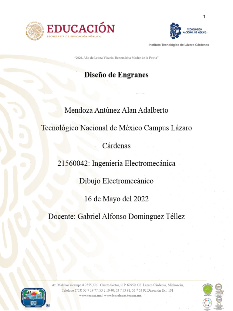 Diseño de Engranes 2 | PDF